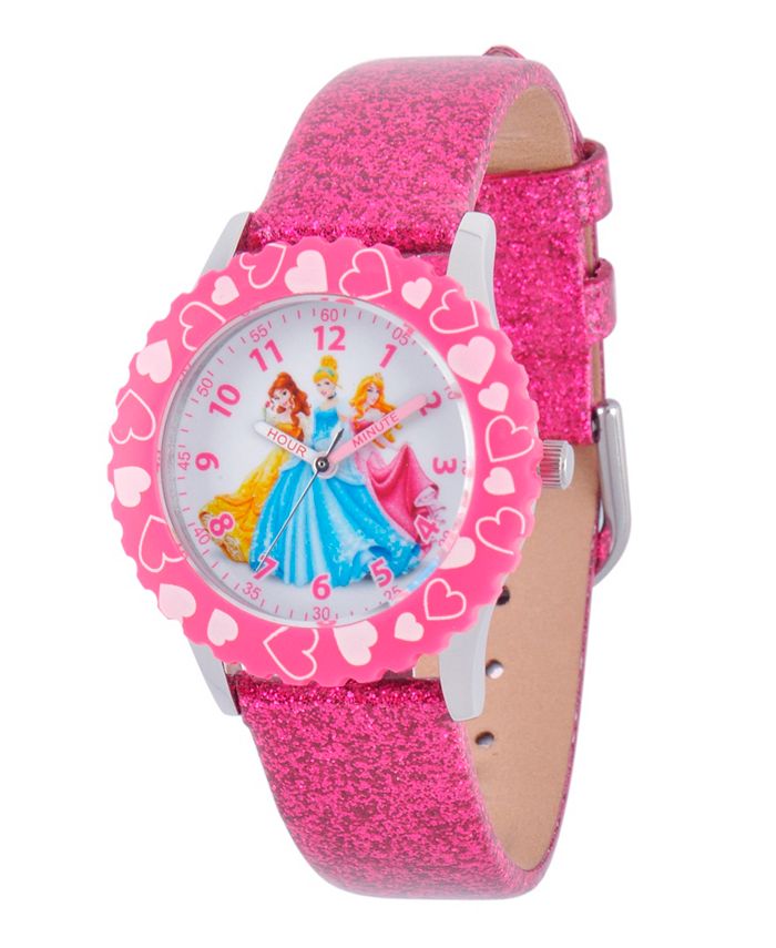ewatchfactory Disney Princess Girls' Stainless Steel Time Teacher Watch ...