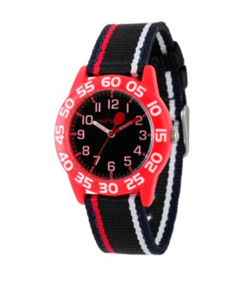 Red Balloon Boys' Red Plastic Time Teacher Watch - Macy's