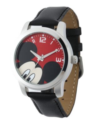 Disney Mickey Mouse Men's Silver Alloy Watch - Macy's