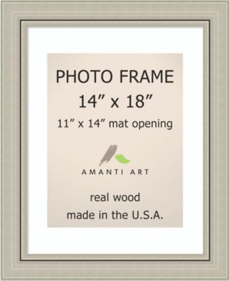 Amanti Art Romano Silver 14" X 18" Matted to 11" X 14" Opening Wall ...