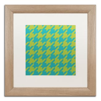 Color Bakery 'Houndstooth I' Matted Framed Art, 16" x 16" - Macy's
