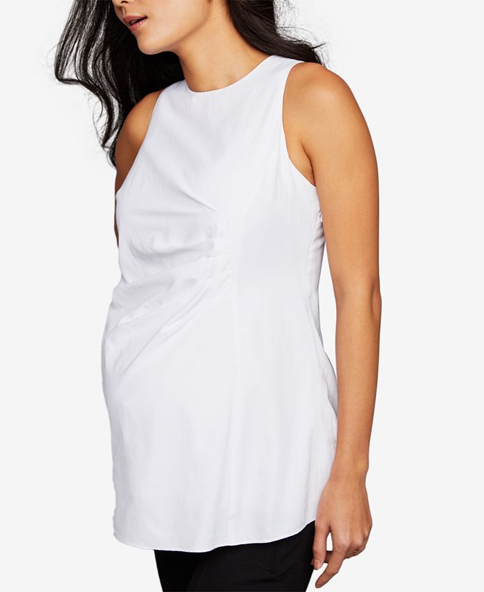 A Pea in the Pod Maternity Pleated Top - Macy's