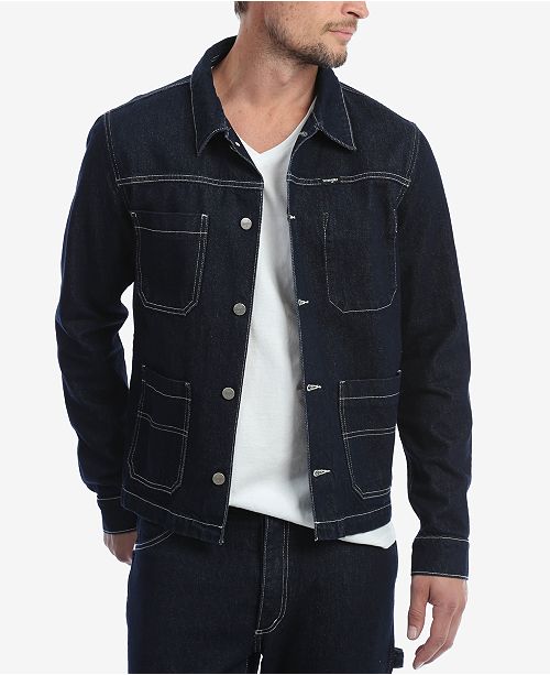 Wrangler Men's Carpenter Denim Jacket & Reviews - Coats & Jackets - Men ...