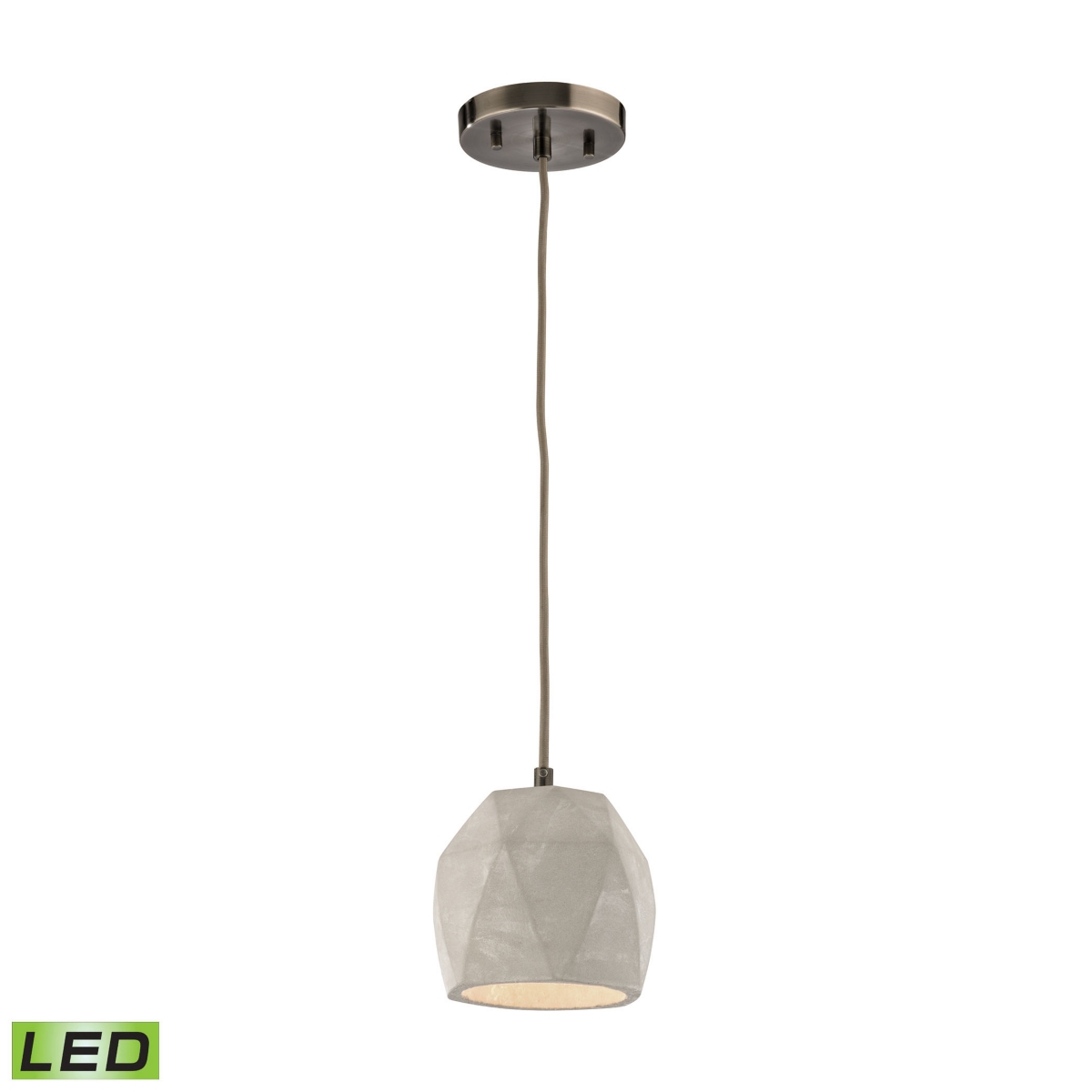 Click here for Urban Form 1 Light Pendant in Black Nickel - Silve... prices