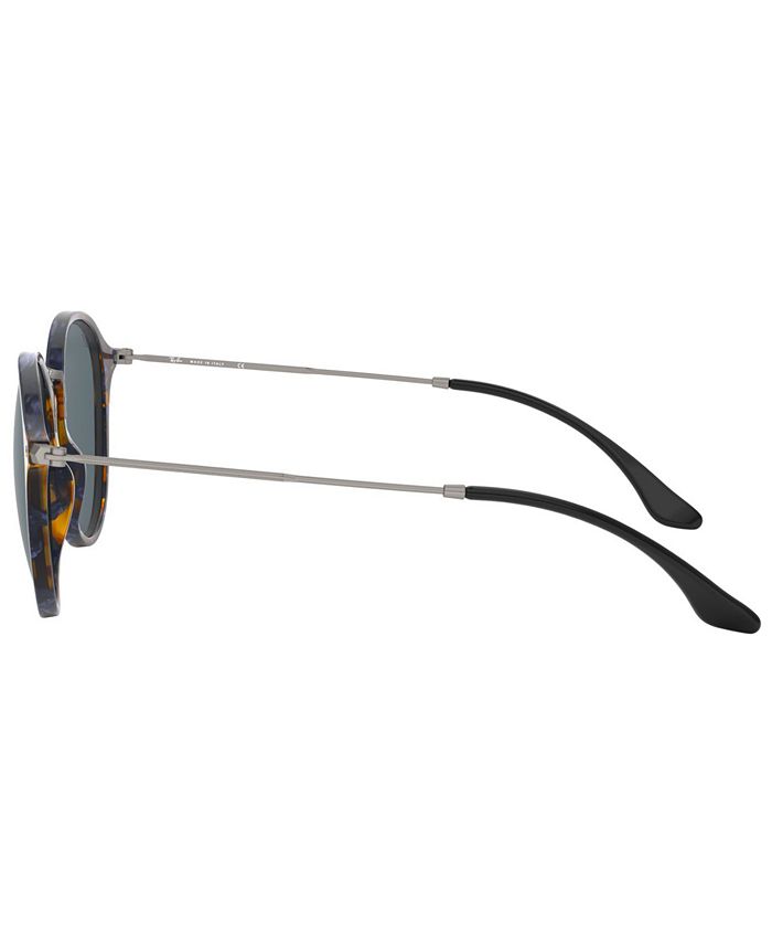 Ray-Ban Sunglasses, RB2447 ROUND FLECK - Macy's