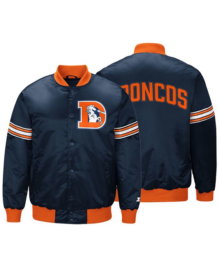 G-III Sports Men's Denver Broncos Draft Pick Starter Satin Jacket - Macy's G-III Sports Men's Denver Broncos Draft Pick Starter Satin Jacket - Macy's