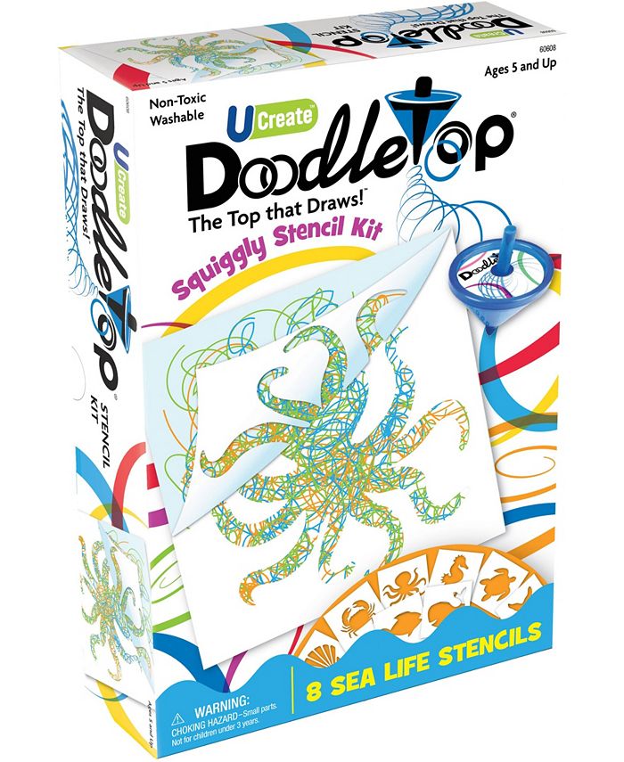 U-Create Doodletop Stencil Kit - Sea Life - Macy's