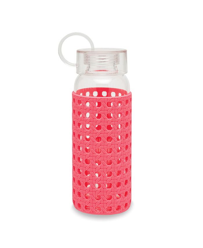 Kate Spade New York Glass Water Bottle, Coral Caning - Macy's