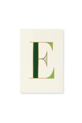 Kate Spade New York It's Personal Initial Collection Notepad, E - Macy's