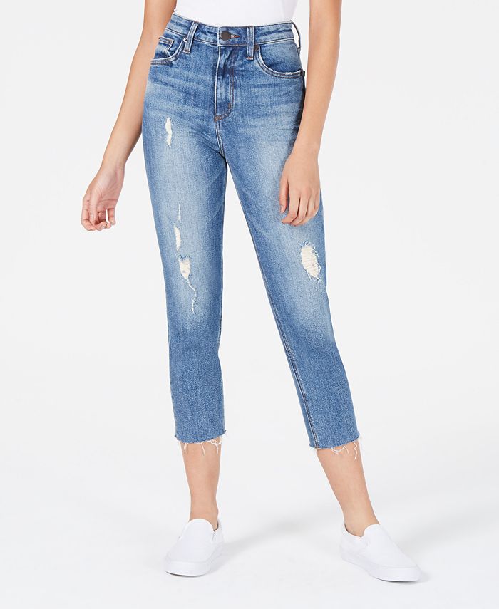 STS Blue Distressed Cropped Skinny Jeans - Macy's