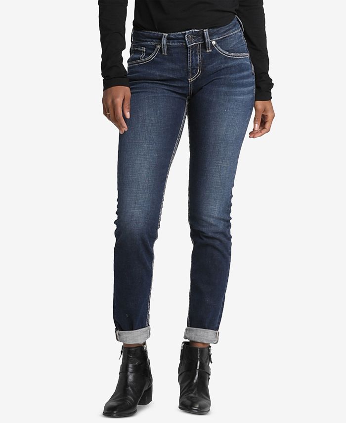 Silver Jeans Co. Boyfriend Jeans - Macy's