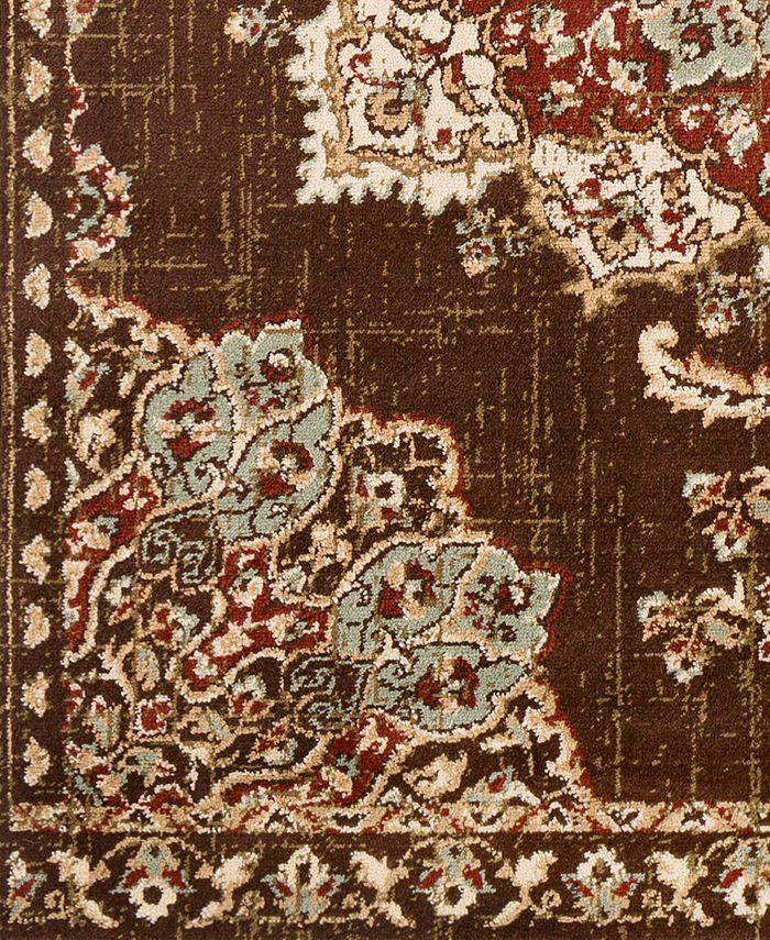 Surya Paramount PAR-1082 Dark Red 7'9" x 11'2" Area Rug - Macy's