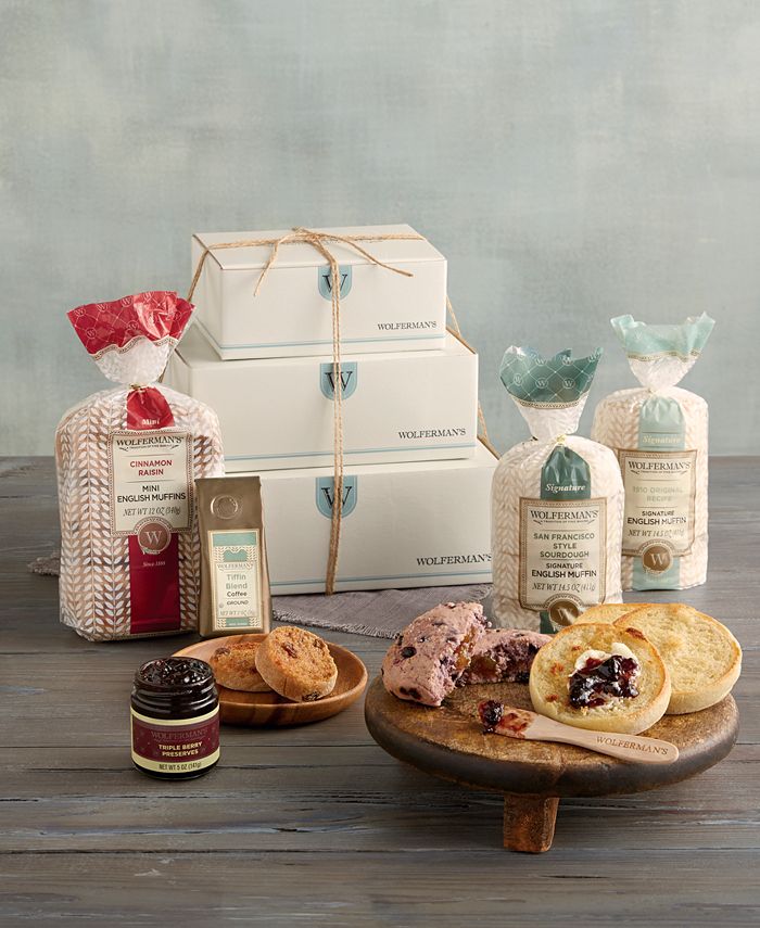 Wolferman's English Muffin Signature Bakery Gift Tower & Reviews - Food ...
