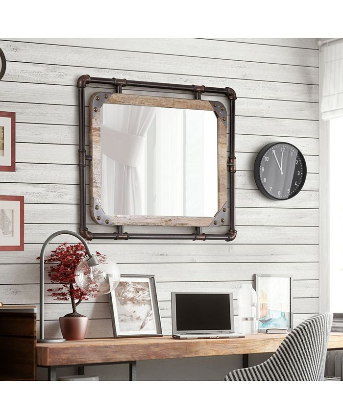 Furniture of America Gee Antique Wall Mirror - Macy's