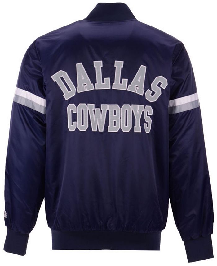 G-III Sports Men's Dallas Cowboys Draft Pick Starter Satin Jacket - Macy's