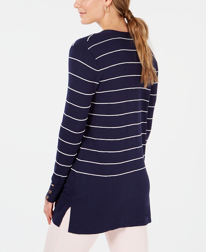 Charter Club Striped Cardigan, Created for Macy's - Macy's