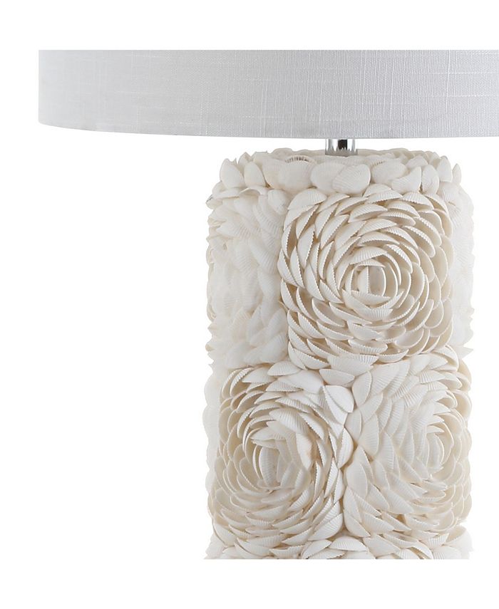JONATHAN Y Rosette Seashell, Resin, Crystal Led Table Lamp & Reviews ...