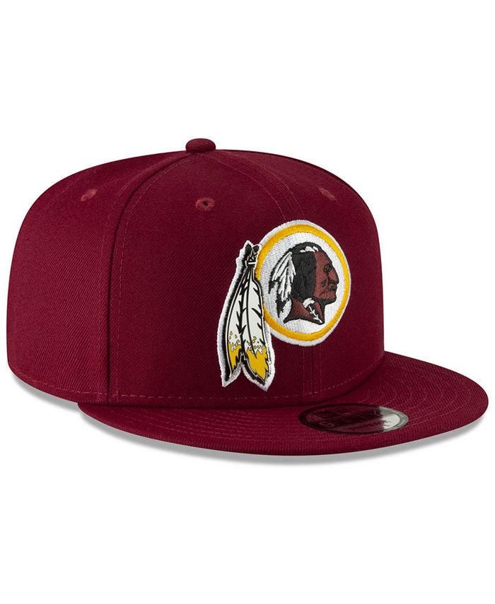 New Era Washington Redskins Metal Thread 9FIFTY Snapback Cap - Macy's