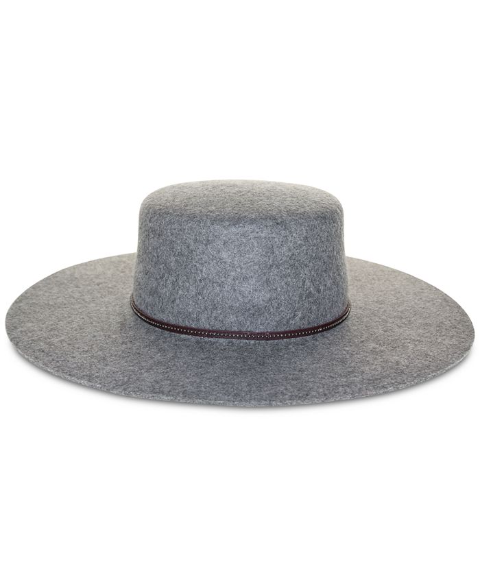 Frye Santa Fe Wool Felt Boater Hat - Macy's Frye Santa Fe Wool Felt Boater Hat - Macy's