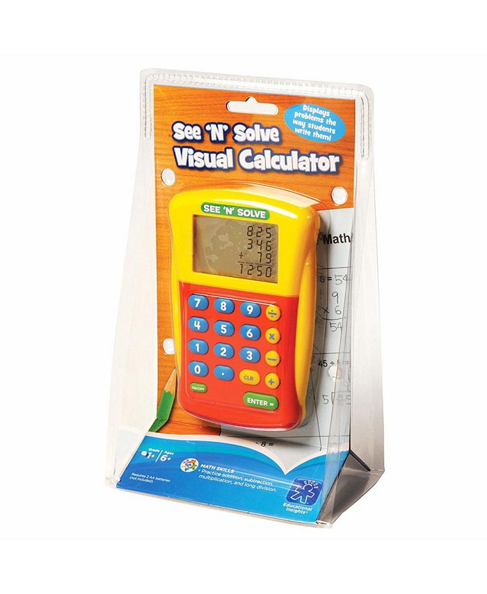 Learning Resources Educational Insights See 'N' Solve Visual Calculator ...