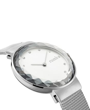 RUMBATIME Santa Monica Silver Mesh Women's Watch - Macy's