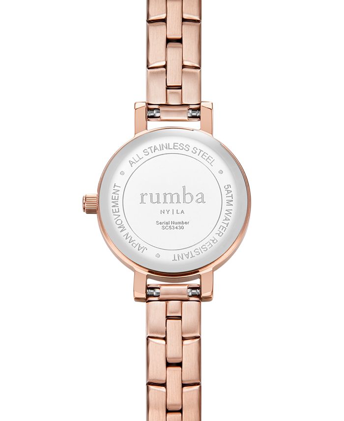 RUMBATIME Venice Gem Rose Gold Bracelet Women's Watch - Macy's