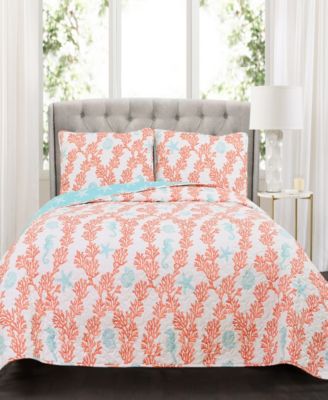Dina 3-Pc Set Full/Queen Quilt Set - Macy's