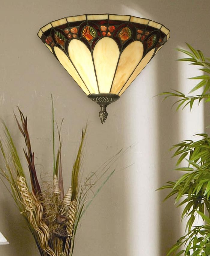 Dale Tiffany Jeweled Pebble Stone Wall Sconce - Macy's