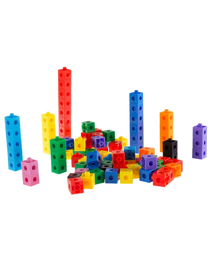 Trademark Global Building Block Cube Set- 100 Piece By Hey Play - Macy's