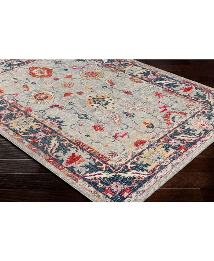 Surya Bohemian BOM-2302 Bright Red 7'10" x 10'3" Area Rug & Reviews ...