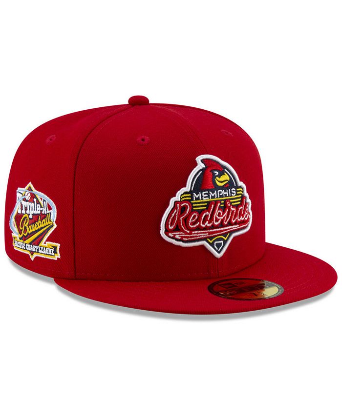 New Era Memphis Redbirds League Patch 59FIFTY-FITTED Cap - Macy's