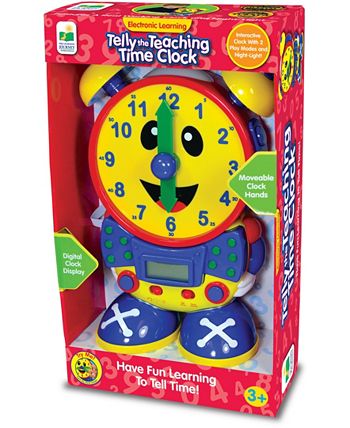 The Learning Journey Telly The Teaching Time Clock Primary Colors - Macy's