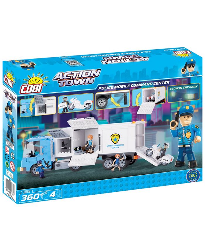 COBI Action Town Police Mobile Command Center 360 Piece Construction ...