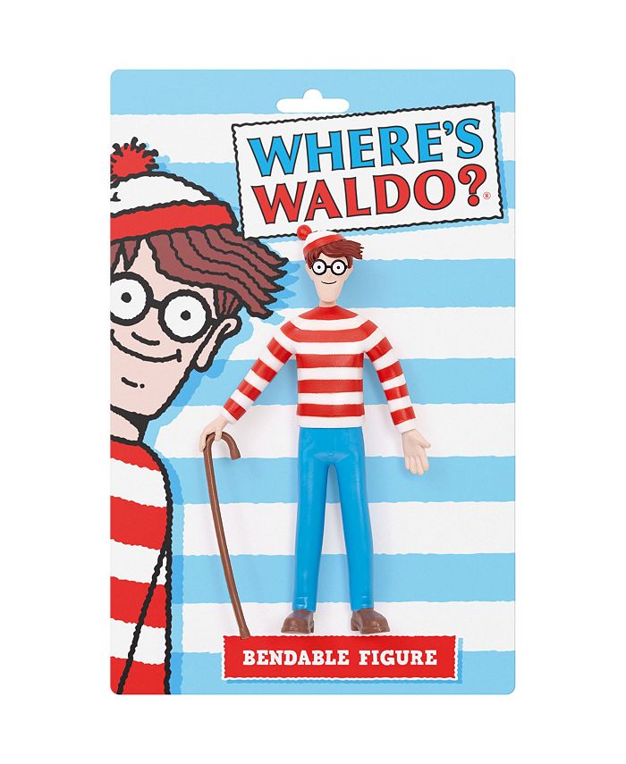 Where's Waldo? NJ Croce Wheres Waldo Bendable Figure - Macy's