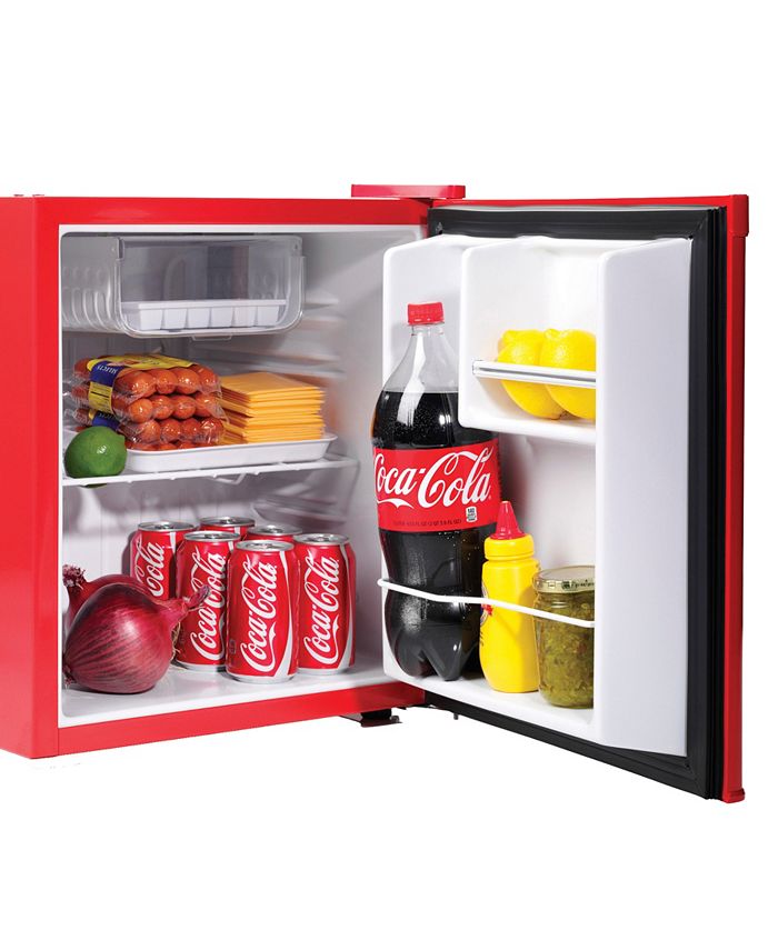 Nostalgia Coca-Cola 1.7-Cubic Foot Refrigerator - Macy's