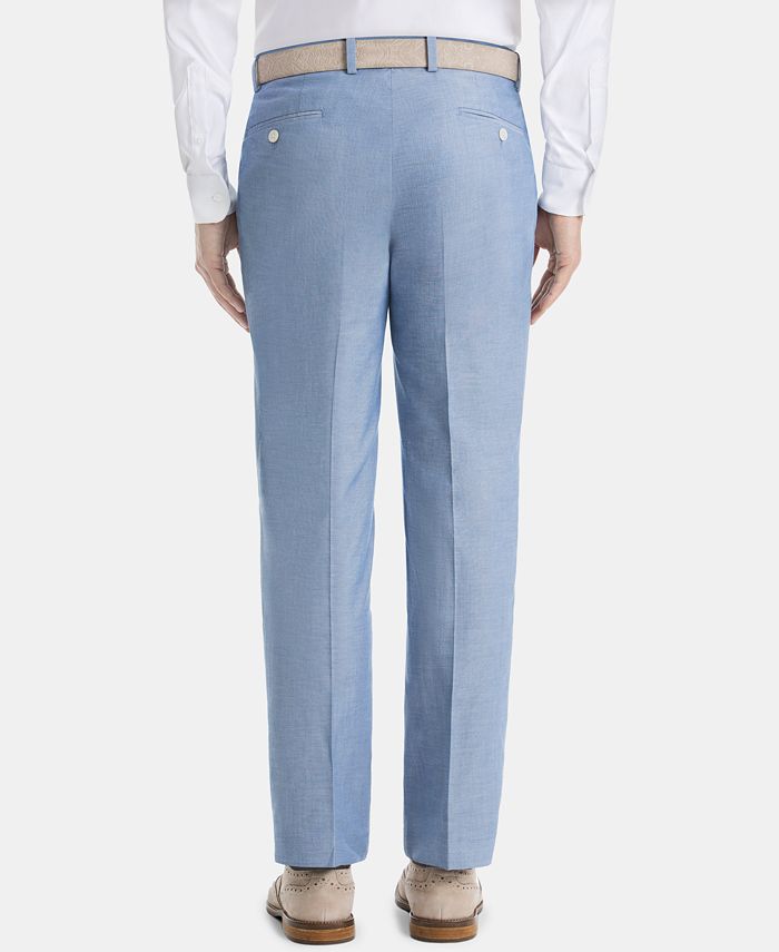 Lauren Ralph Lauren Men's UltraFlex Classic-Fit Chambray Pants - Macy's