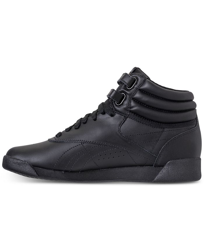Reebok Women's Freestyle High Top Casual Sneakers from Finish Line - Macy's