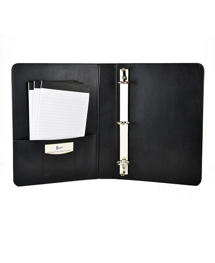 ROYCE New York 1.5" Executive Ring Binder - Macy's