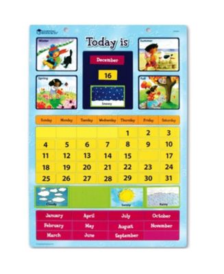 Learning Resources Magnetic Learning Calendar - Macy's