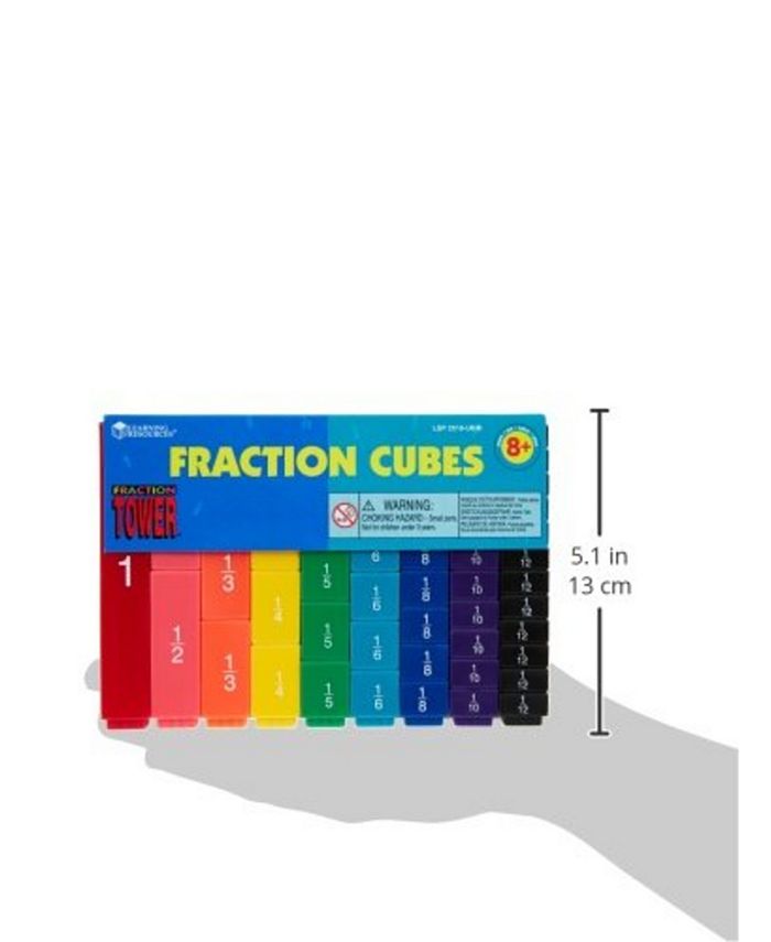 Learning Resources Fraction Tower Fraction Cubes - Macy's