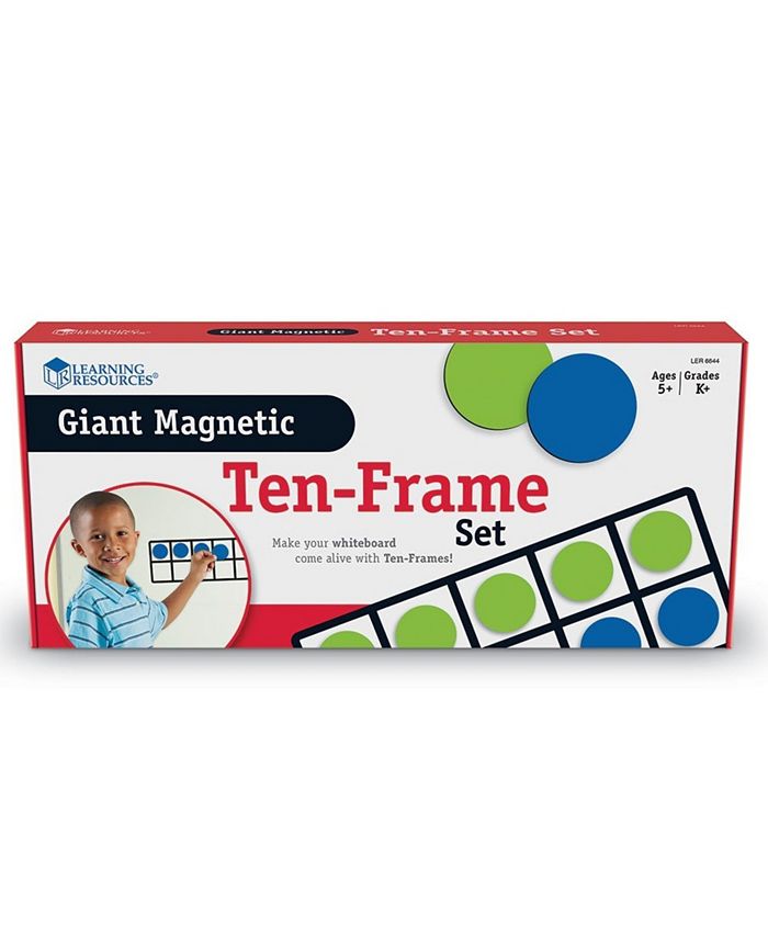Learning Resources Giant Magnetic Ten-Frame Set - Macy's