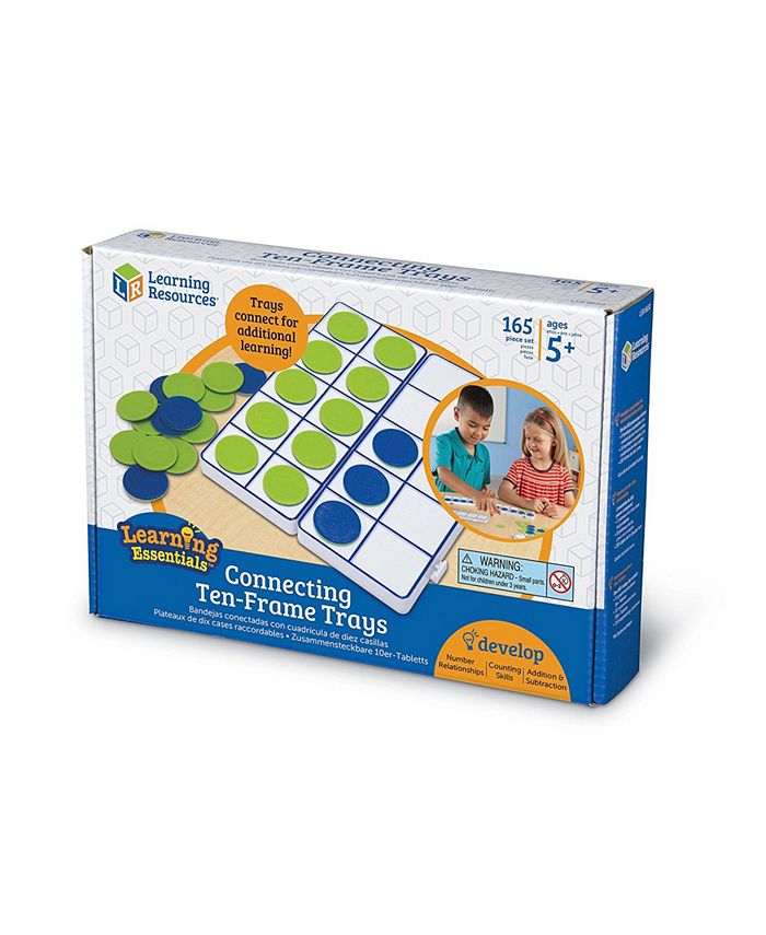Learning Resources Connecting Ten-Frame Trays 165 Pieces - Macy's