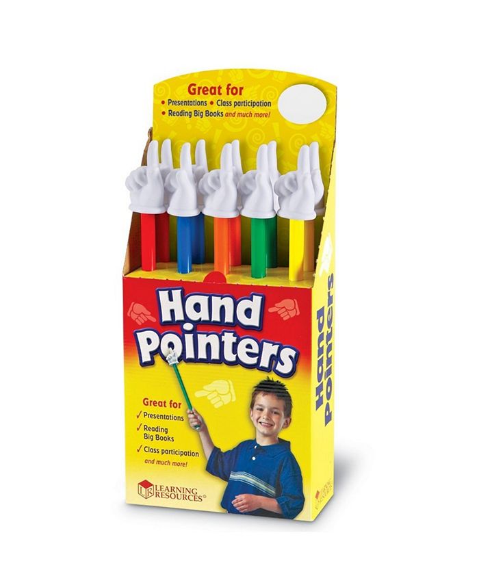 Learning Resources Hand Pointers Set of 10 Assorted - Macy's