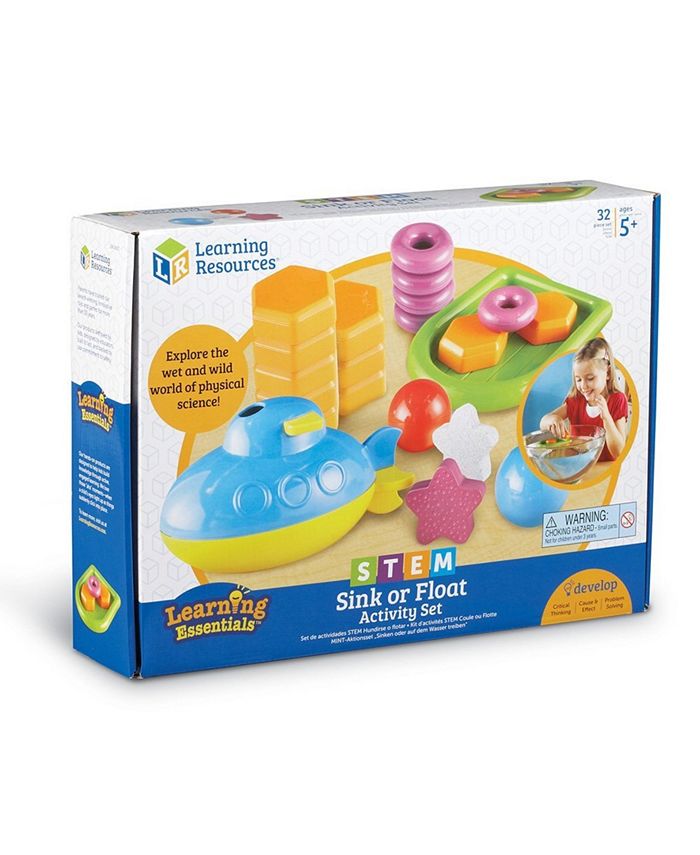 Learning Resources Stem Sink Or Float Activity Set 32 Pieces Macys