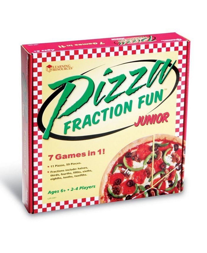 Learning Resources Pizza Fraction Fun Jr Game - Macy's