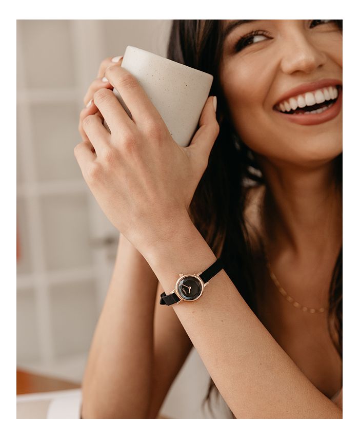 RUMBATIME Venice Gem Silicone Women's Watch Black - Macy's