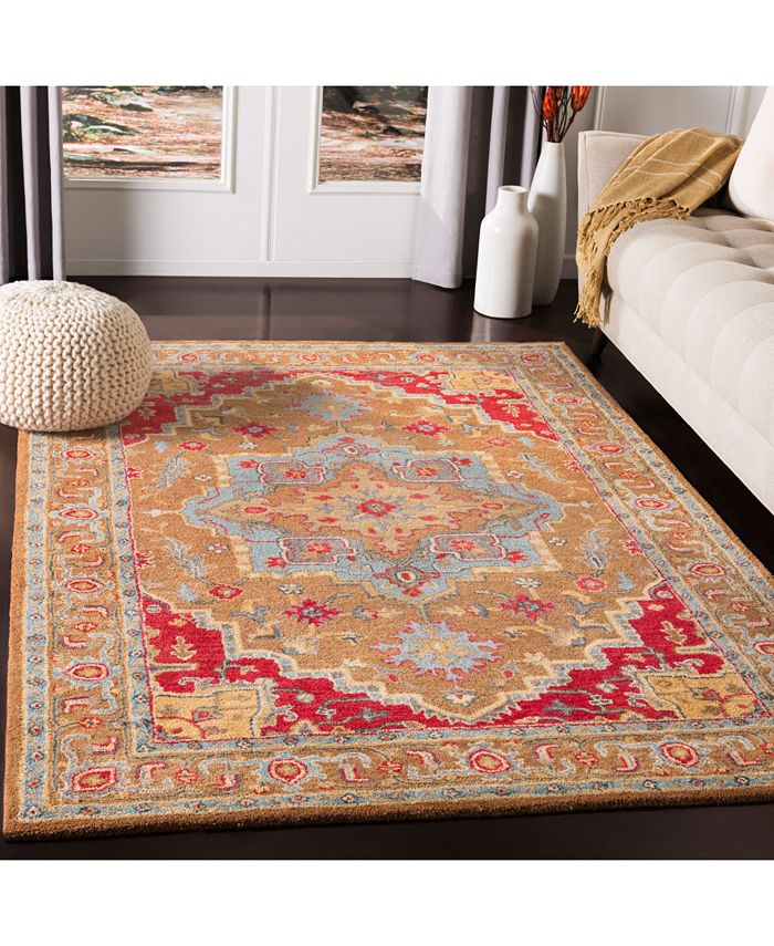 Surya Tabriz TBZ-1005 Camel 8' x 10' Area Rug - Macy's