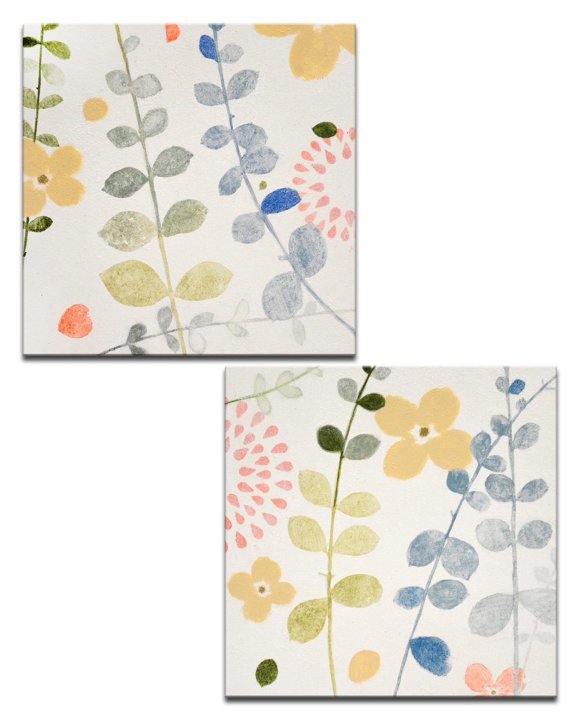 Click here for Ready2HangArt Dew I/Ii 2 Piece Botanical Canvas Wa... prices