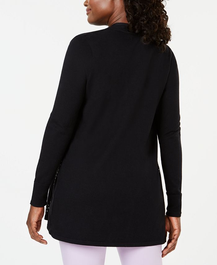 JM Collection Embellished Draped Cardigan, Created for Macy's & Reviews ...