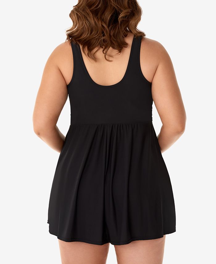 Miraclesuit Plus Size Marais Allover Slimming Swimdress Macys